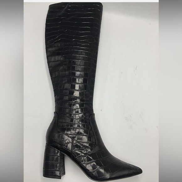 Marc Fisher | Shoes | Nwt Marc Fisher Retie Leather Knee High Boots ...